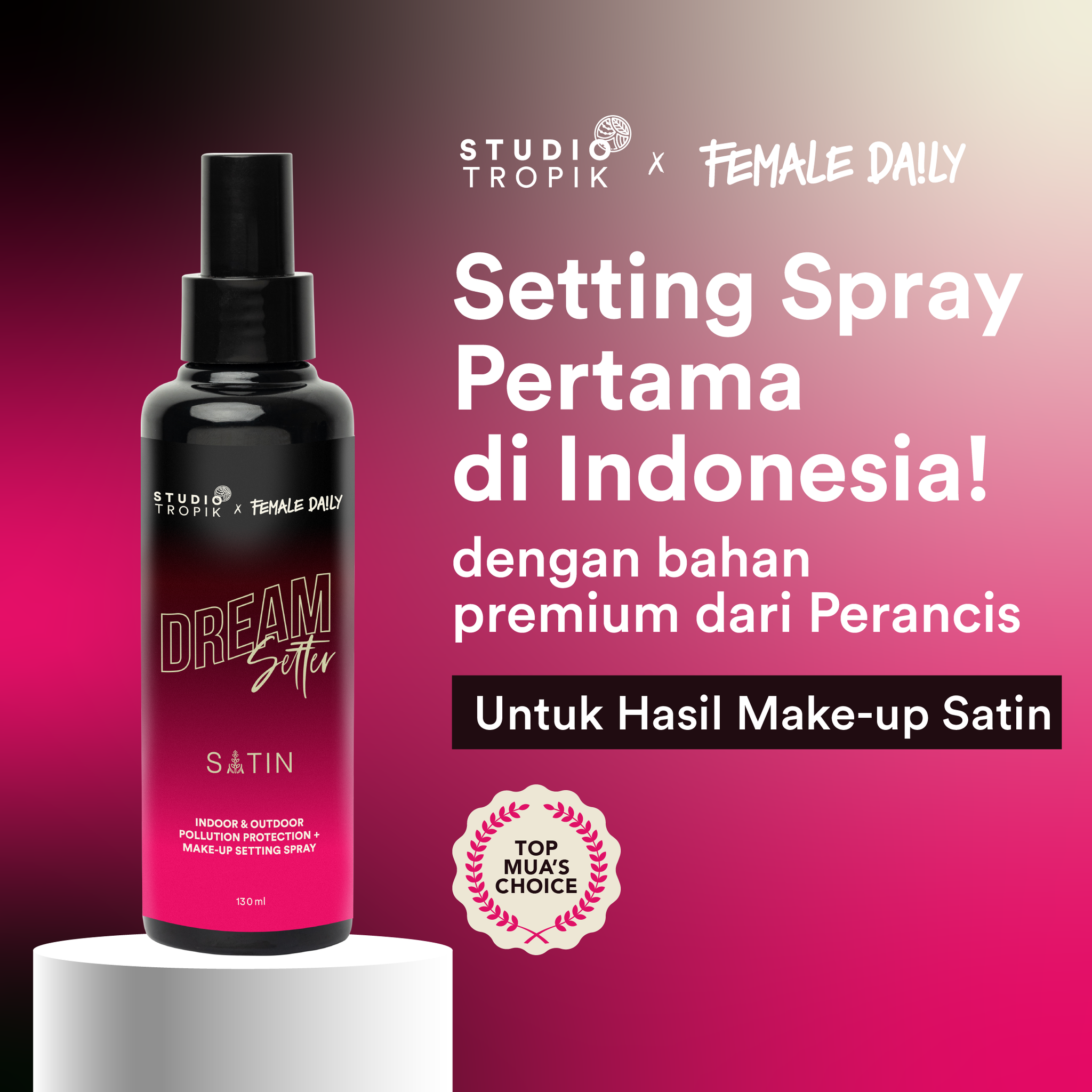DreamSetter Satin Make-up Setting Spray - LIMITED EDITION – Studio Tropik